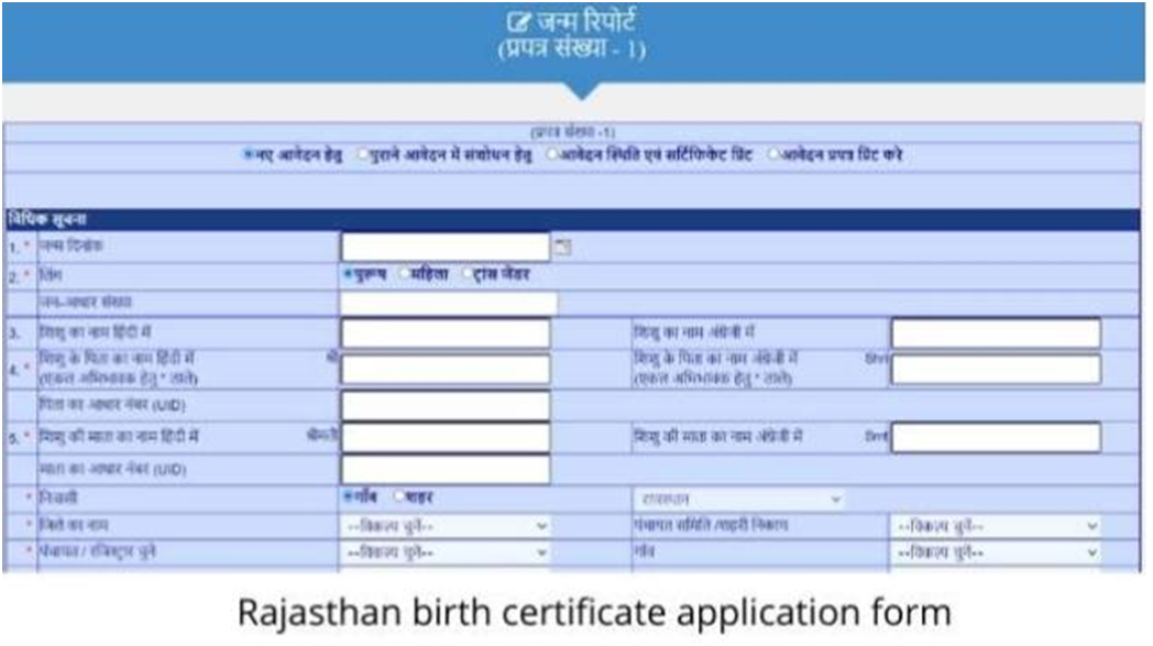 Rajasthan Phechan Portal: जन्म-मृत्यु एवं विवाह के पंजीकरण, प्रपत्र ...