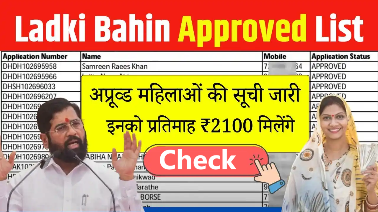 Ladki Bahin Yojana Approved List 2025 Pdf Download - Hindi Sarkari Yojana